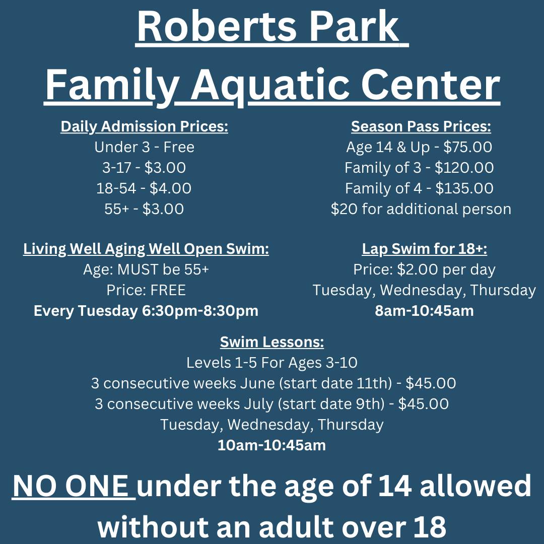 Family Aquatic Center Open for 2024! | City of Connersville